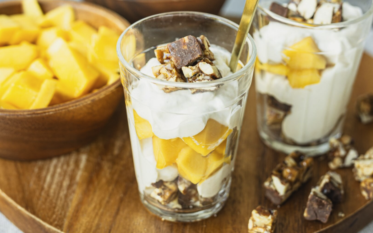 Layered mango dessert - Foodin