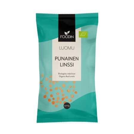 Punainen Linssi, Luomu 500g - Foodin